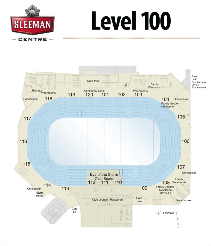 Floor Plans - Sleeman CentreSleeman Centre