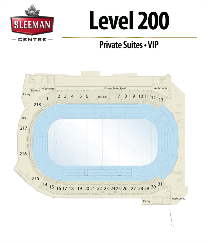 Floor Plans - Sleeman CentreSleeman Centre
